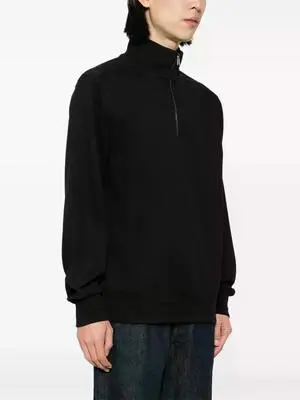 BOSS Half-zip Panelled Sweatshirt
