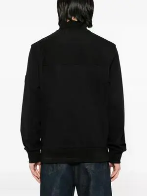 BOSS Half-zip Panelled Sweatshirt