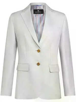 Etro Single-breasted Blazer - Grey