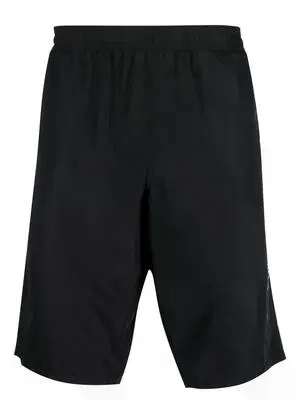Balmain Logo-print Swim Shorts - Black