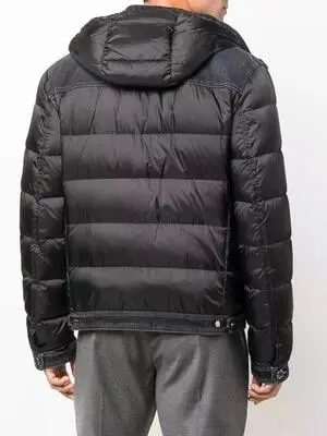 MOORER Button-up Padded Down Jacket