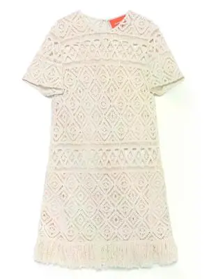 La DoubleJ Plaza Mini Dress - Neutrals
