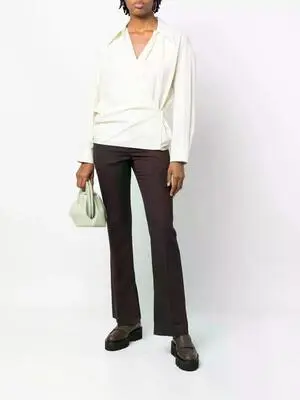 LOW CLASSIC Flared Wool Trousers