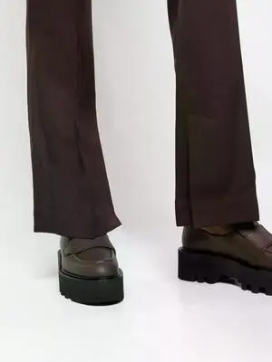 LOW CLASSIC Flared Wool Trousers