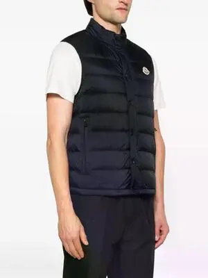 Moncler Barthe Down Gilet - Blue