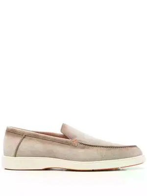Santoni Suede Loafers - Grey