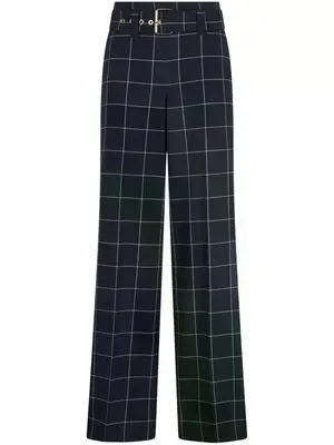 Liu Jo Tailored Check Trousers