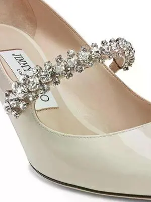 JIMMY CHOO Bing 65mm Patent Leather Pumps - Neutrals