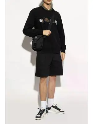 GOLDEN GOOSE Stardan Trainers With Collar And Lace Detail - Black