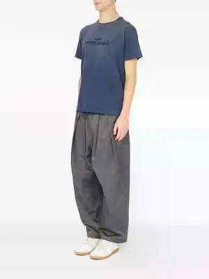 MAISON MARGIELA Reverse Logo Cotton T-shirt - Blue