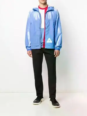 PALACE Flaggin Colour-block T-shirt - Red