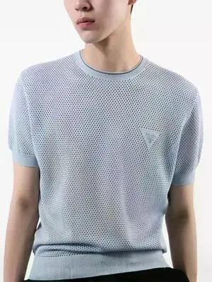 Prada Perforated-design T-shirt