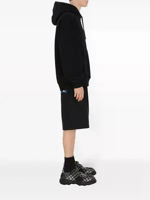 Burberry Logo-appliqué Cotton Shorts