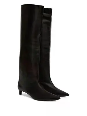 JIL SANDER Leather Knee-high Boots