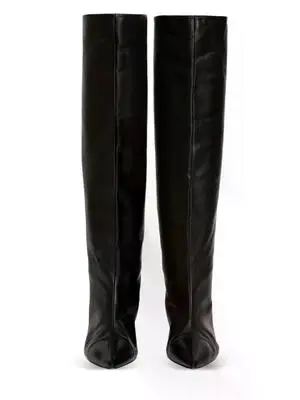 JIL SANDER Leather Knee-high Boots