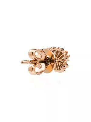 ANITA KO 18k Rose Palm Leaf Diamond Earrings