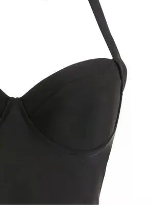 AMIR SLAMA Plain One-piece Swimsuit