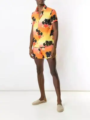 AMIR SLAMA Ilha De Hibiscus Shorts
