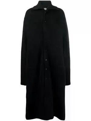 Yohji Yamamoto Fine-knit Ankle-length Coat