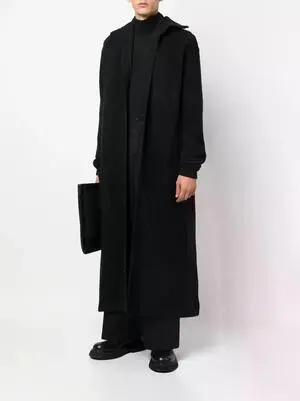 Yohji Yamamoto Fine-knit Ankle-length Coat