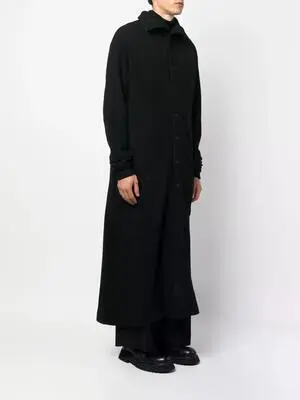 Yohji Yamamoto Fine-knit Ankle-length Coat