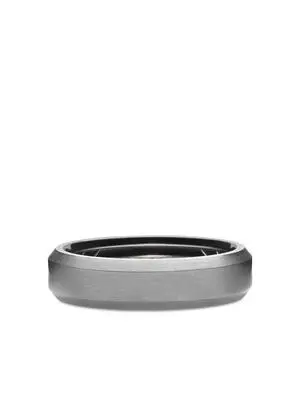 David Yurman Beveled Band Ring - Silver