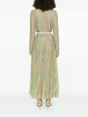 FORTE_FORTE Lurex Midi Dress