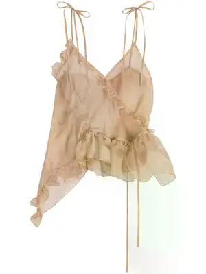 Cecilie Bahnsen Alessandra Top - Neutrals