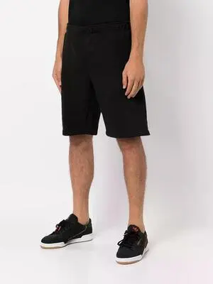 032C Elasticated-waist Cotton Shorts