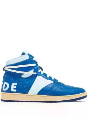 Rhude Rhecess Leather High-top Sneakers
