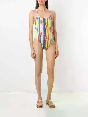 AMIR SLAMA Printed One-piece Swimsuit