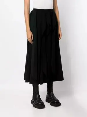 ENFOLD Draped Midi Skirt