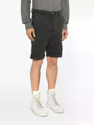 POÈME BOHÉMIEN Mid-rise Drop-crotch Shorts