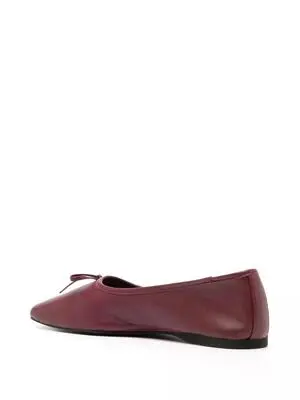 Senso Becca Leather Ballerina Flats - Red