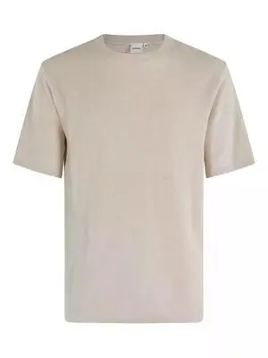 Aspesi Knitted Cotton T-shirt - Neutrals