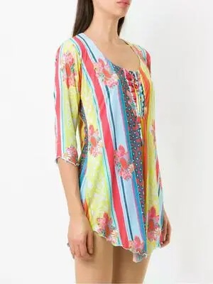 AMIR SLAMA Printed Dress
