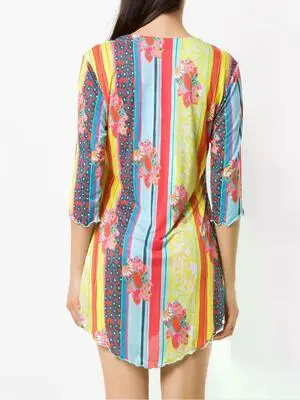 AMIR SLAMA Printed Dress
