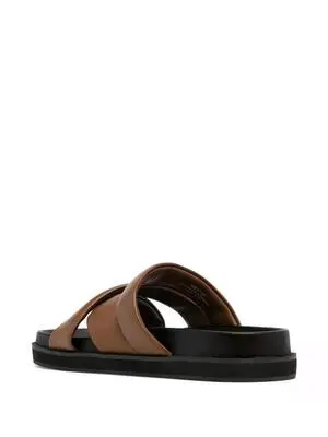 Senso Nico Leather Sandals - Brown