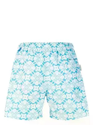 PENINSULA SWIMWEAR Geometric-print Swim Shorts
