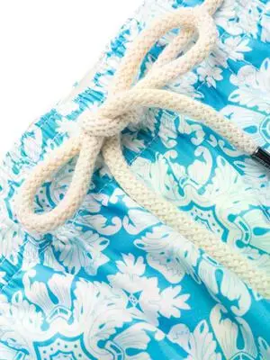 PENINSULA SWIMWEAR Geometric-print Swim Shorts
