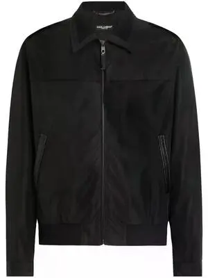 Dolce & Gabbana Logo Plaque Bomber Jacket