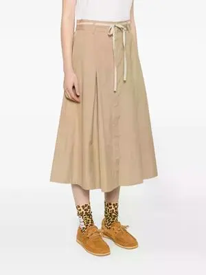 Vince Cotton Midi Skirt