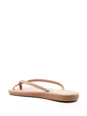 ANCIENT GREEK SANDALS Braided-strap Flip Flops