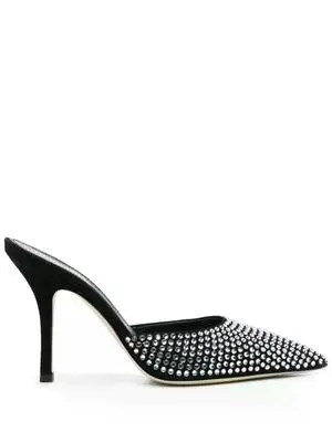 Paris Texas Pointed Toe Mules Clogs For Women