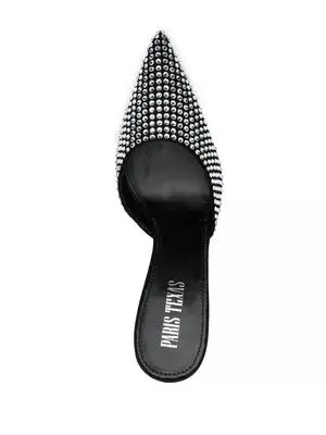 Paris Texas 100mm Hollywood Embellished Leather Mules