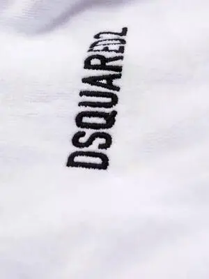 Dsquared2 Logo Embroidered Bath Robe