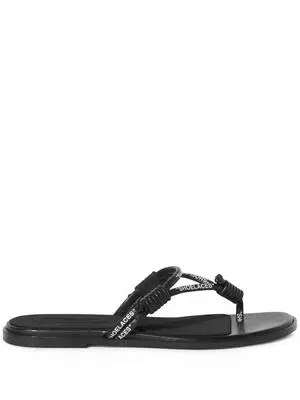 Off-White Sholace Sandals - Black