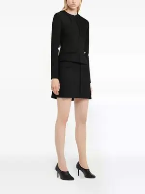 COURREGES Heritage Clipped Mini Skirt - Black