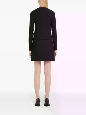 COURREGES Heritage Clipped Mini Skirt - Black