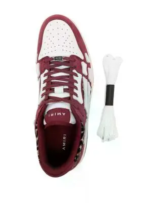Amiri Leopard Print Sneakers - Red